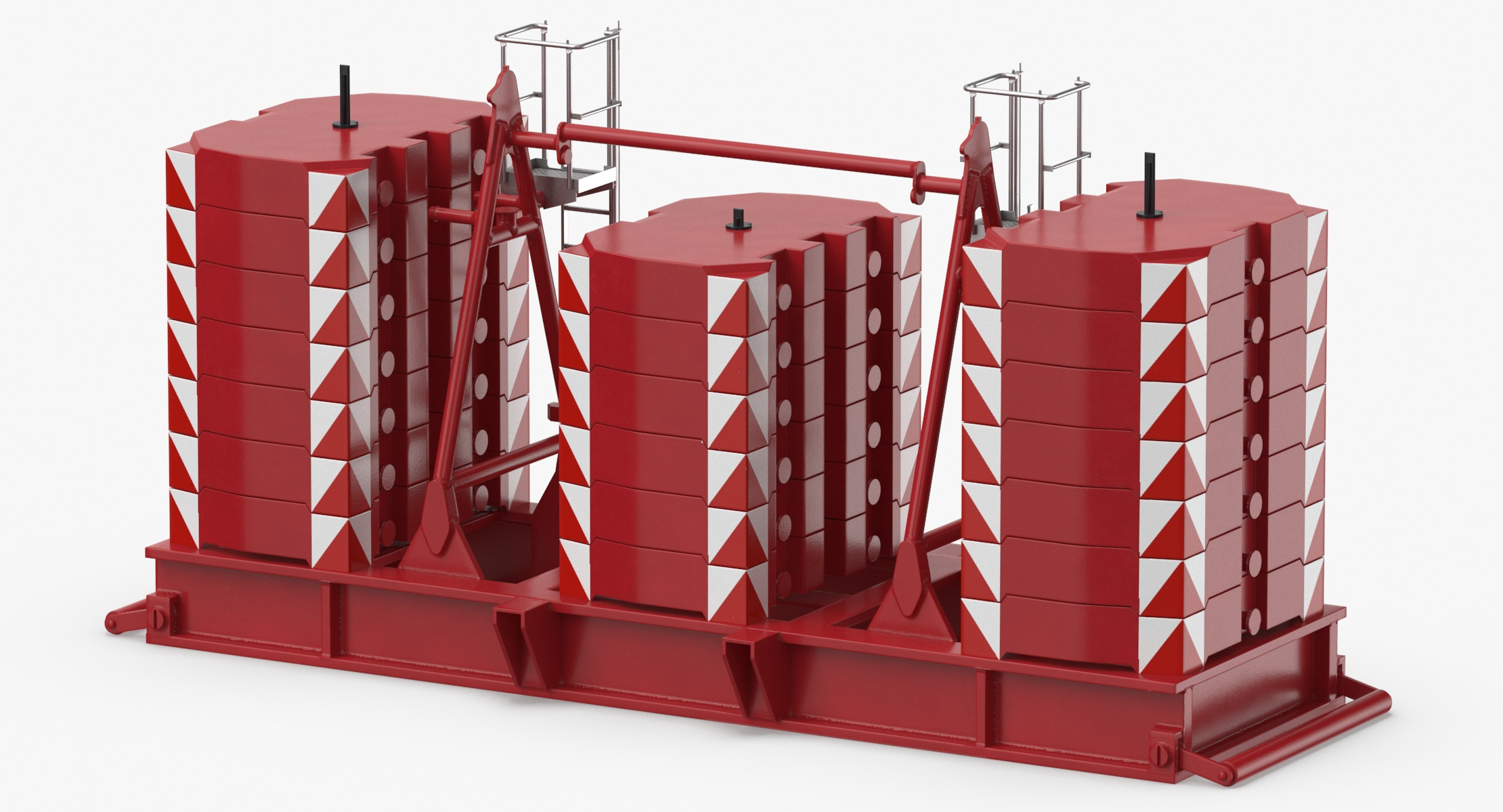 Crane super lift counterweight 3D model - TurboSquid 1681035