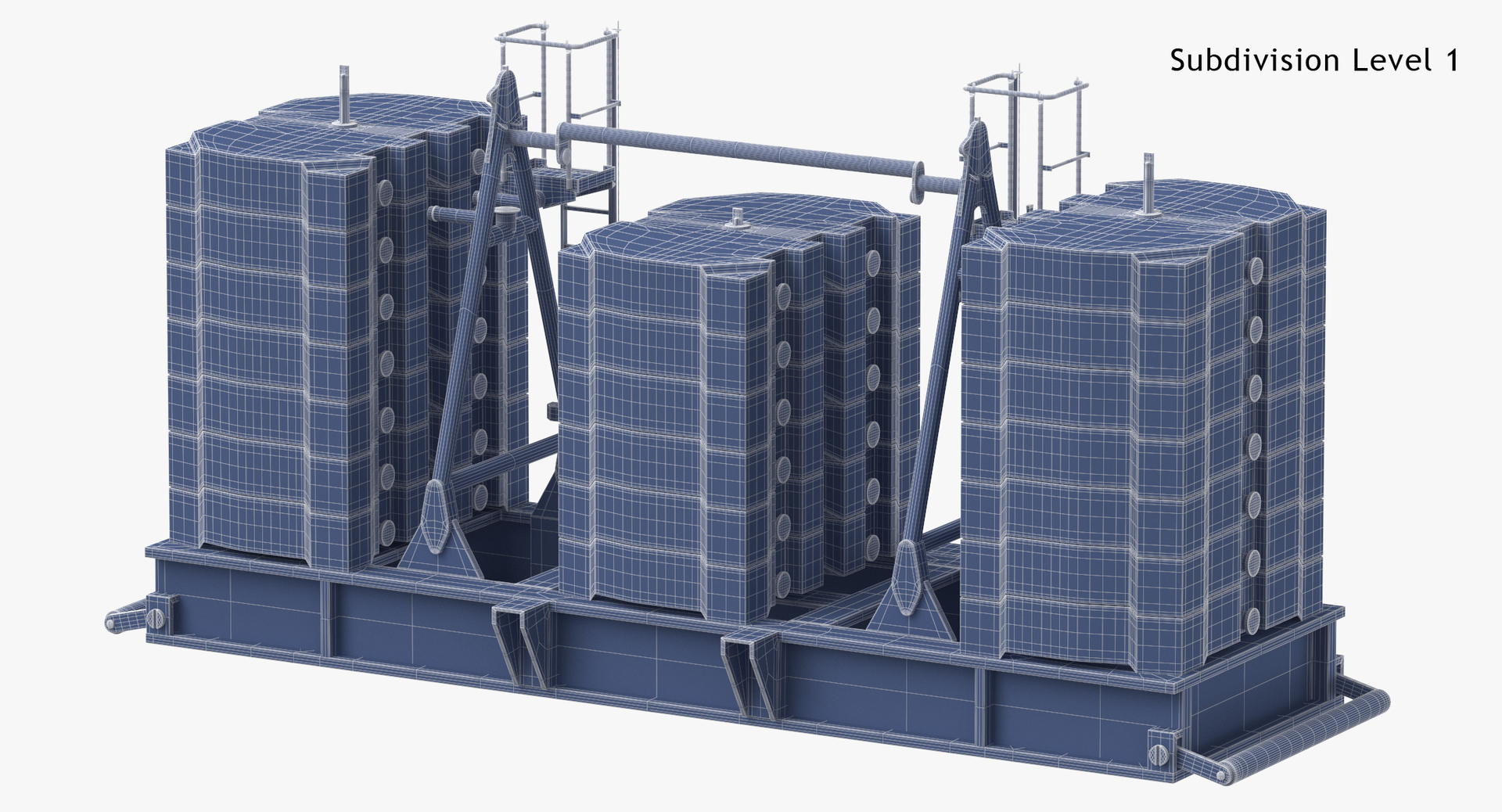 Crane super lift counterweight 3D model - TurboSquid 1681035