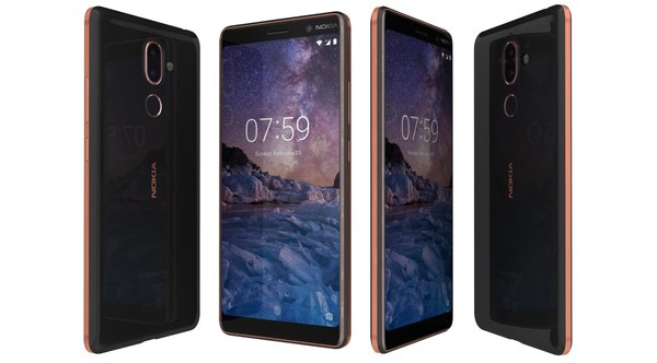 3D model nokia 7 colors - TurboSquid 1267835