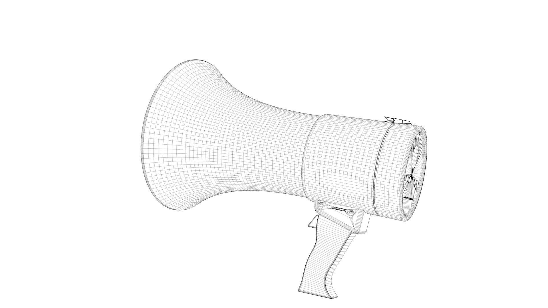 3D Megaphone Model - TurboSquid 1924466