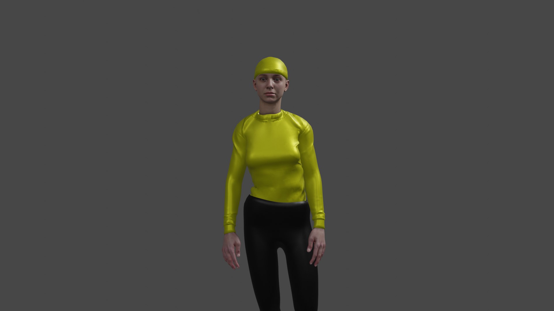 NPC Female 01 - Game Ready - ANIMATED Model - TurboSquid 2026938