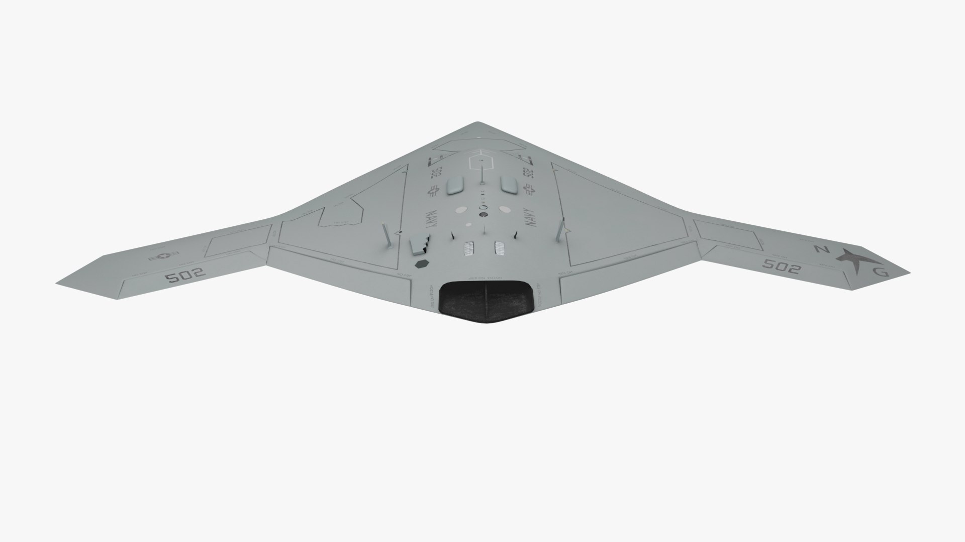 X47-B 3D model - TurboSquid 1731156