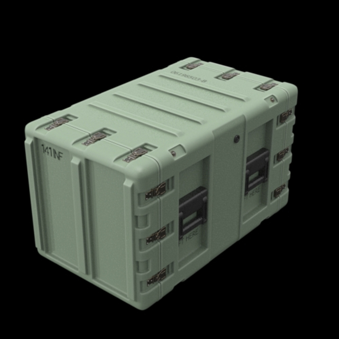 military crate 3d model