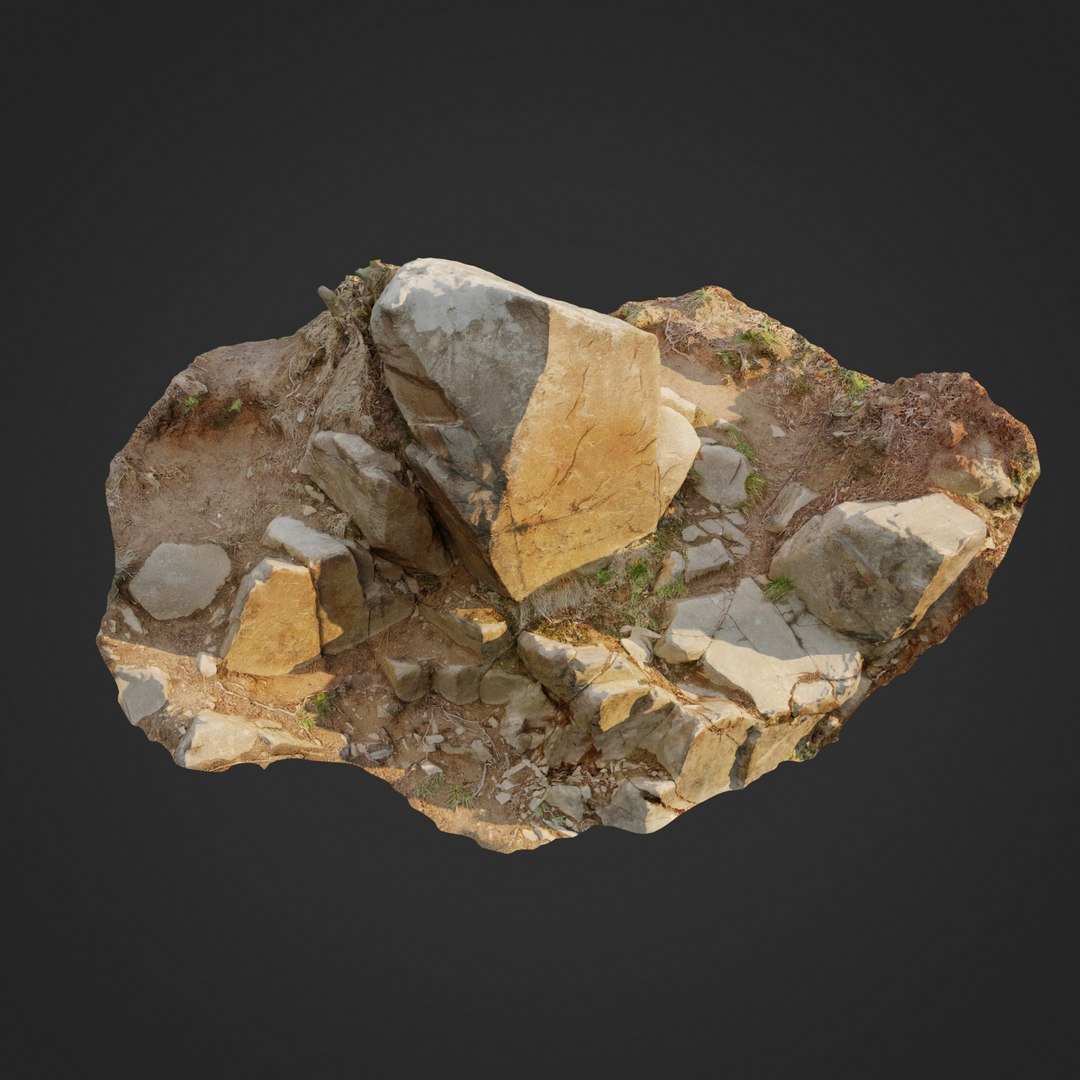 3D Cliff Face Pack - TurboSquid 1358224