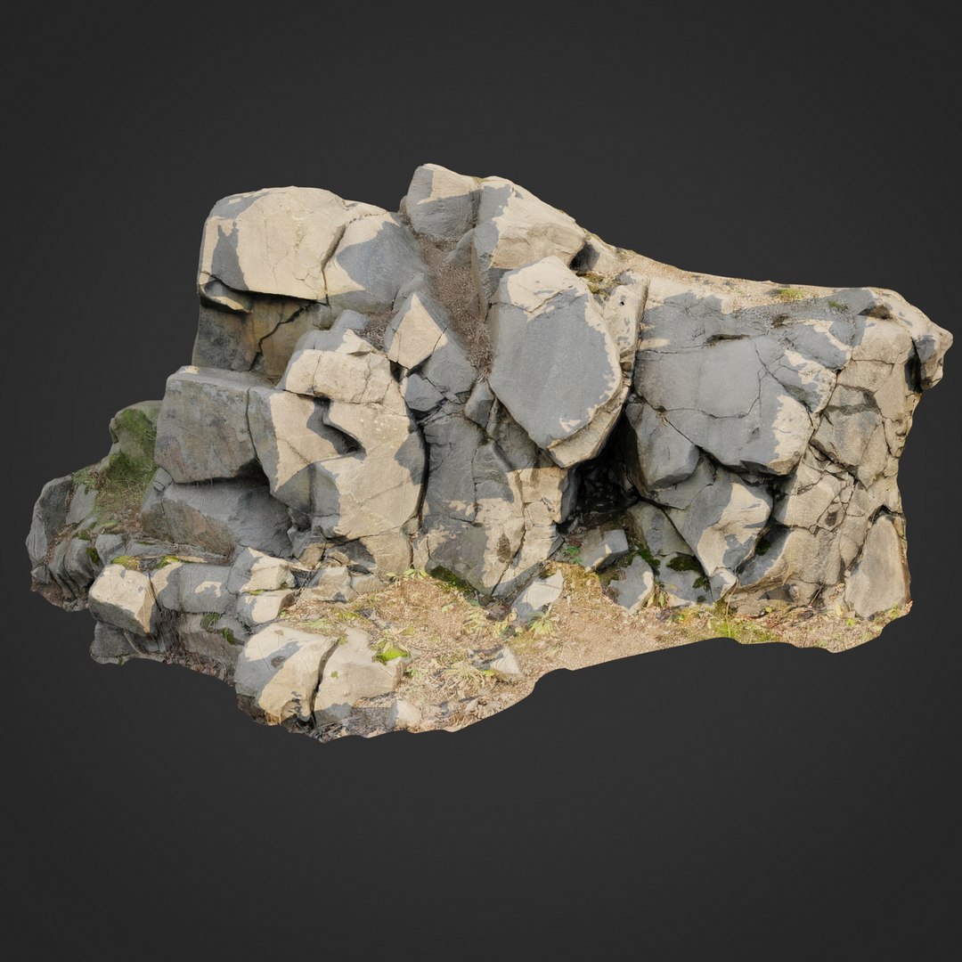 3D Cliff Face Pack - TurboSquid 1358224