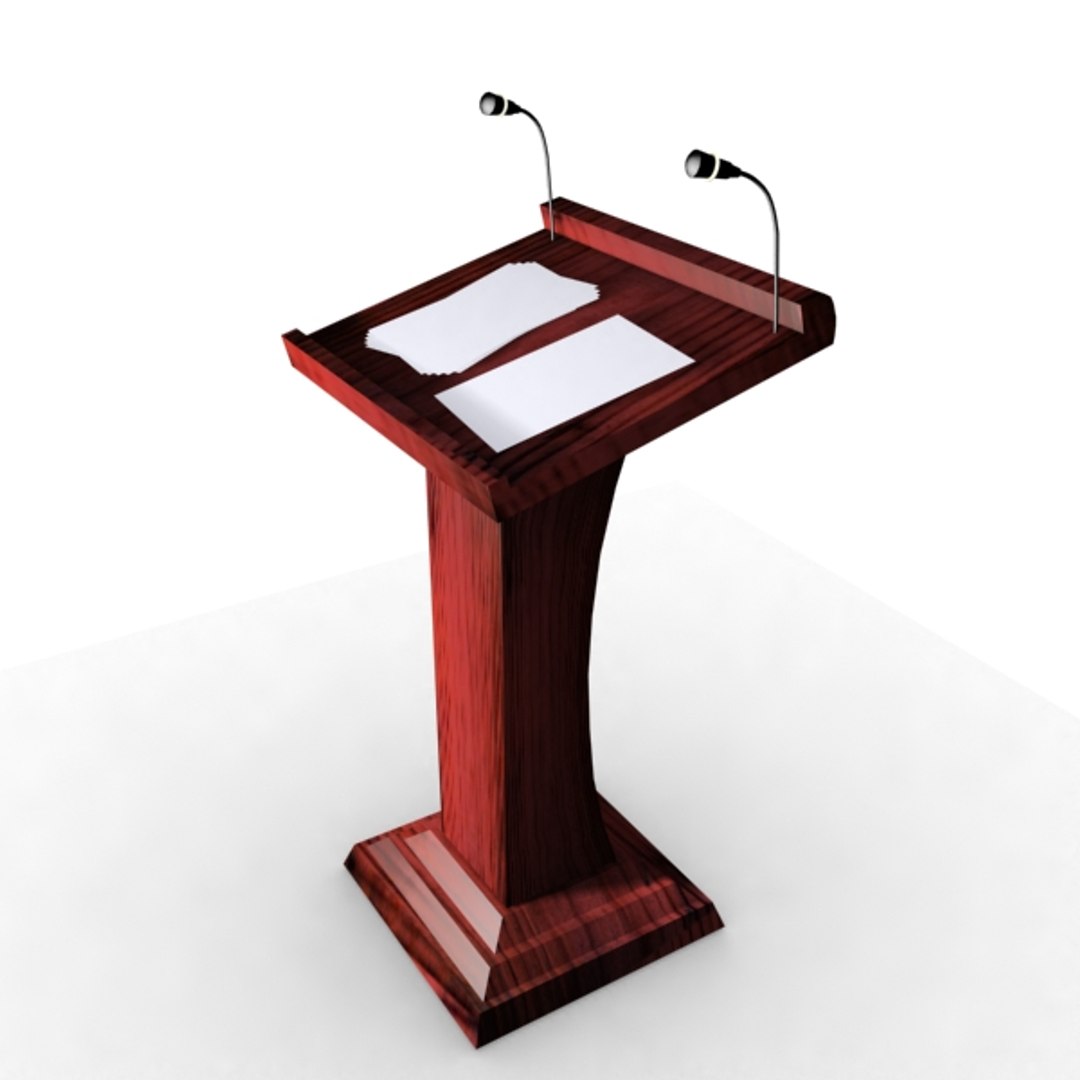 Podium Model - TurboSquid 1472537