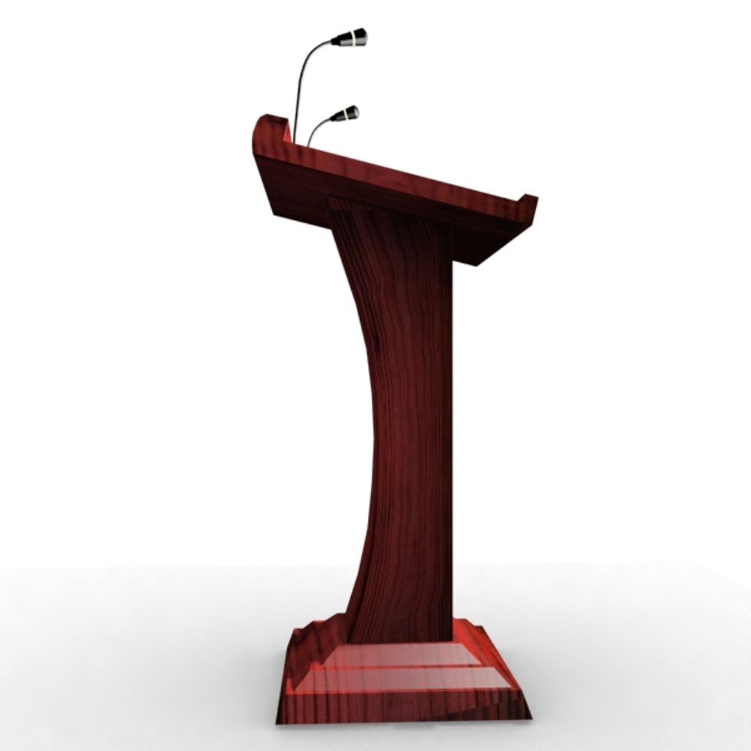 Podium Model - TurboSquid 1472537