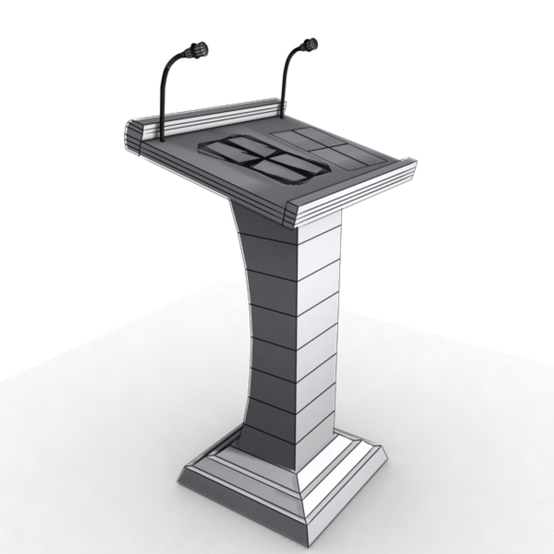 Podium Model - TurboSquid 1472537