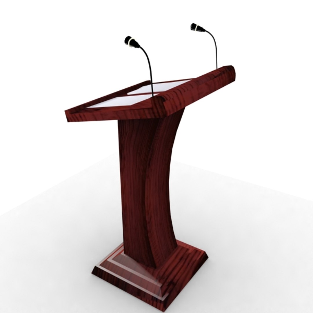 Podium Model - TurboSquid 1472537