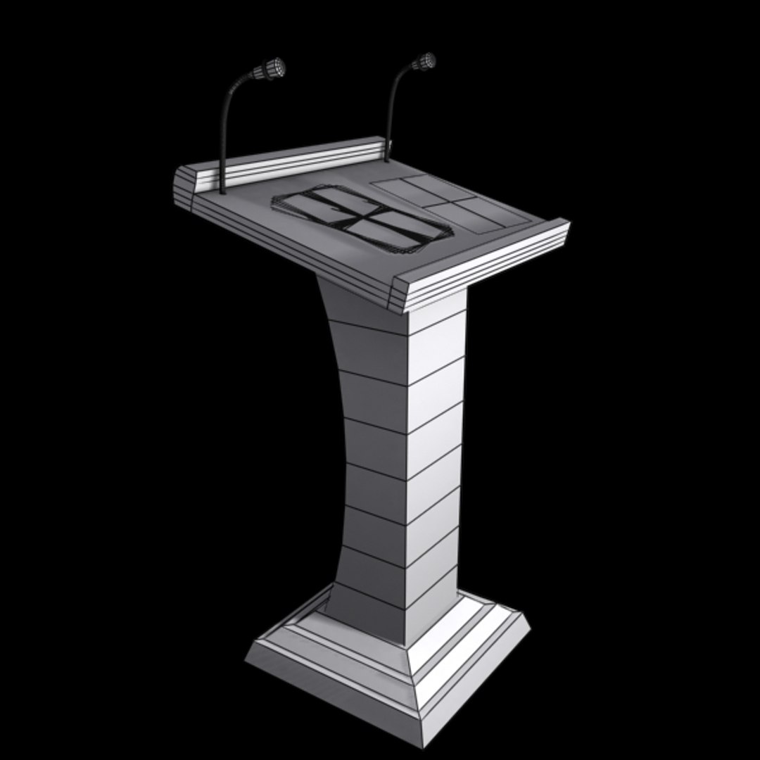 Podium Model - TurboSquid 1472537