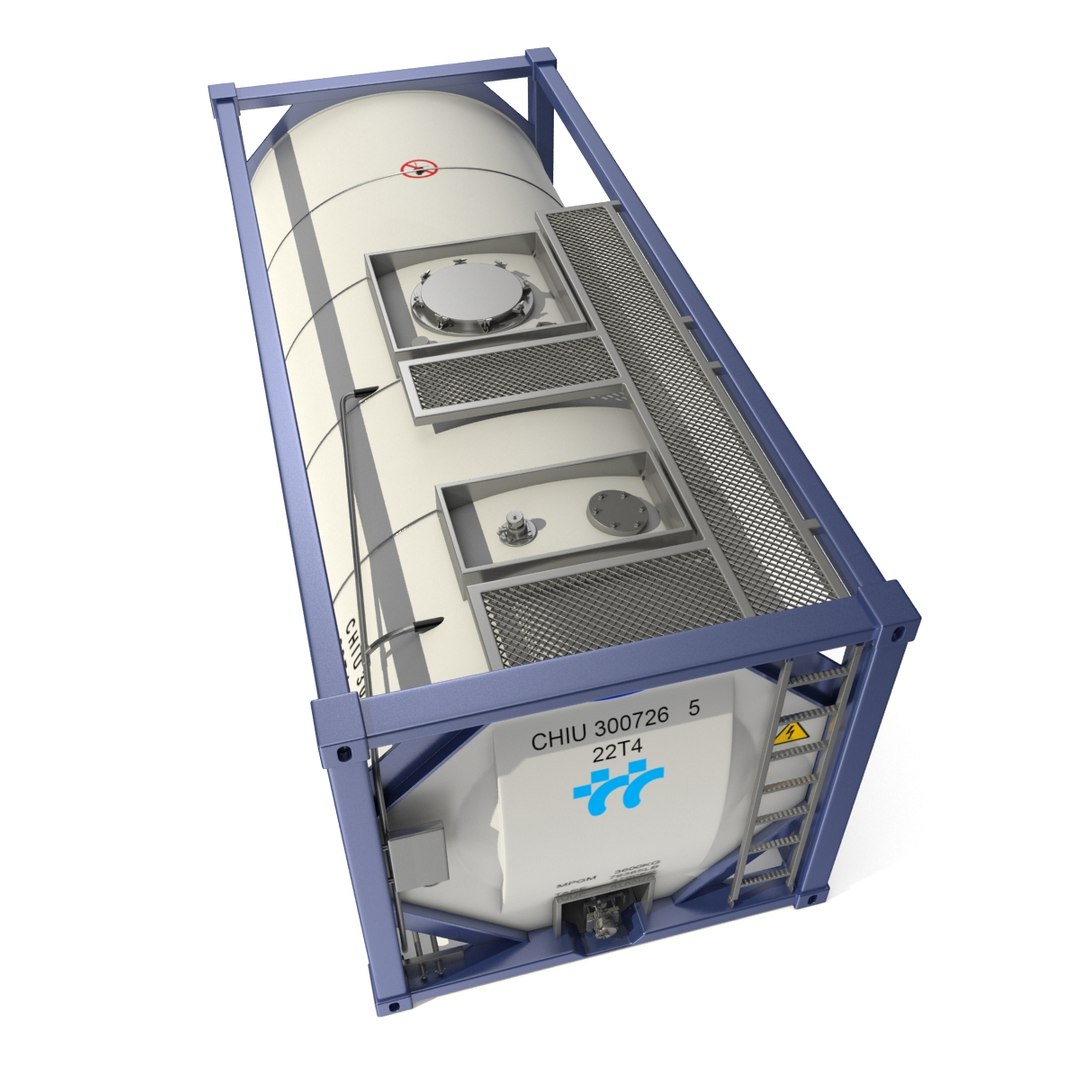 3D Iso Tank Container - TurboSquid 1186117