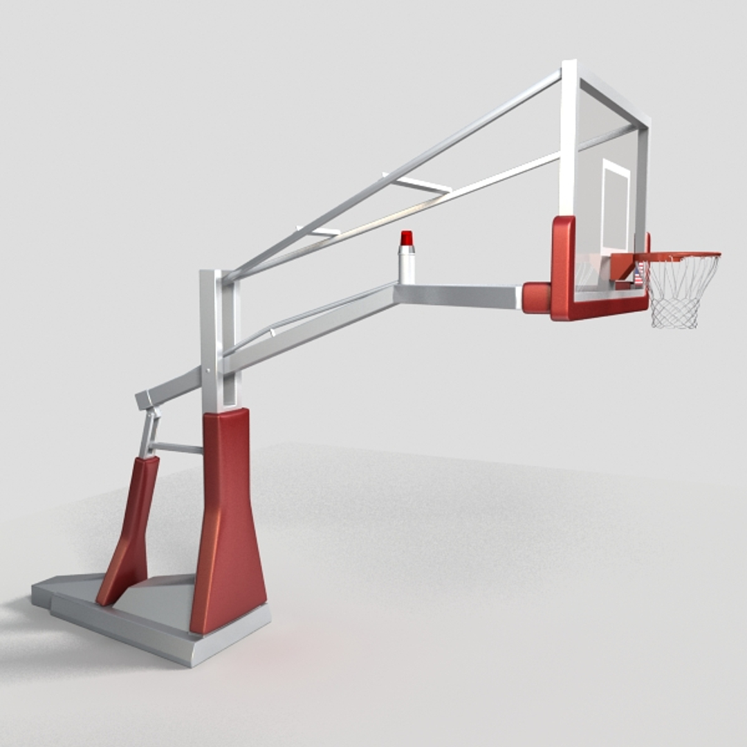 3d basketball hoop model