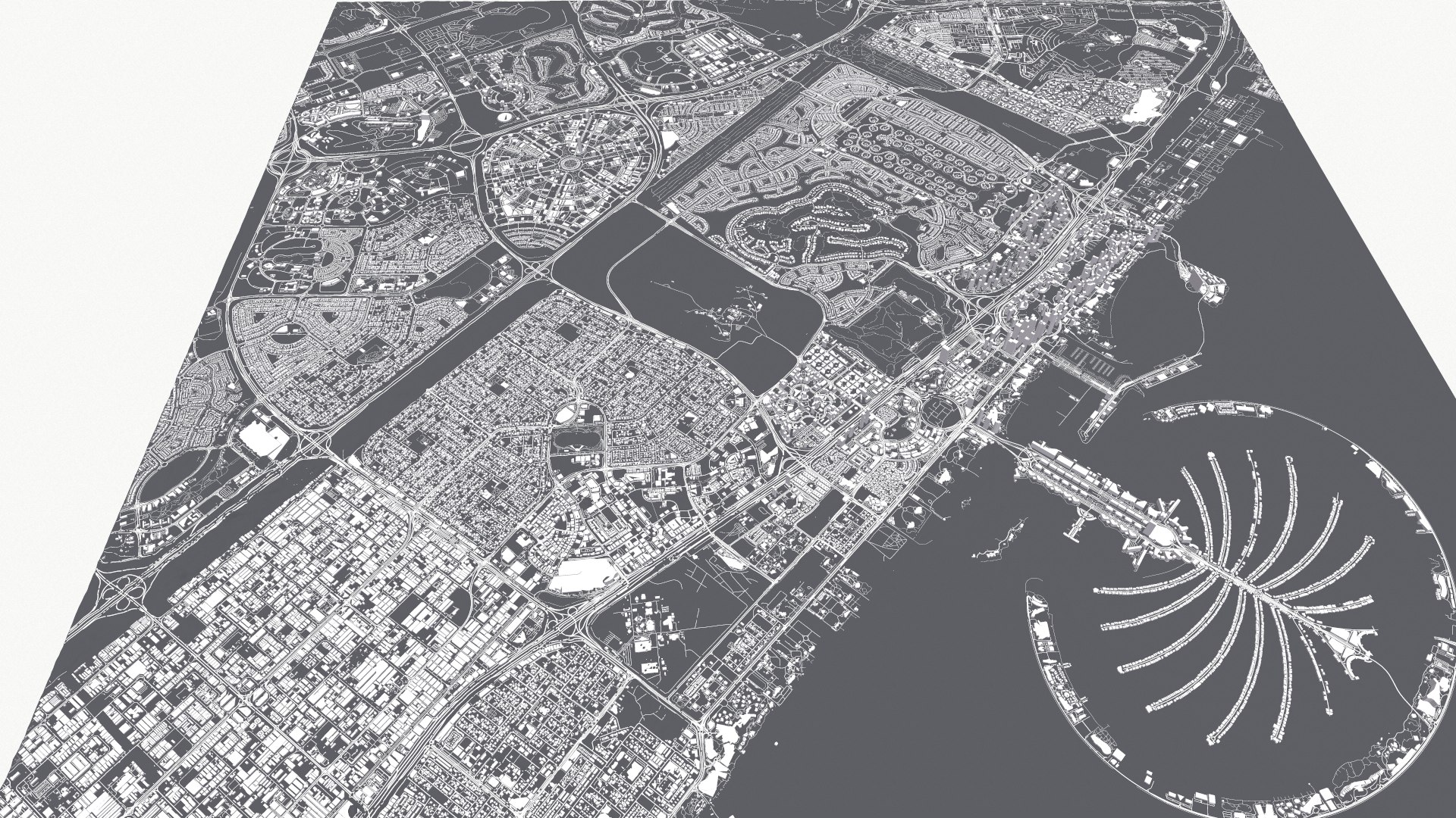 3D Cityscape Dubai UAE Model - TurboSquid 2185148