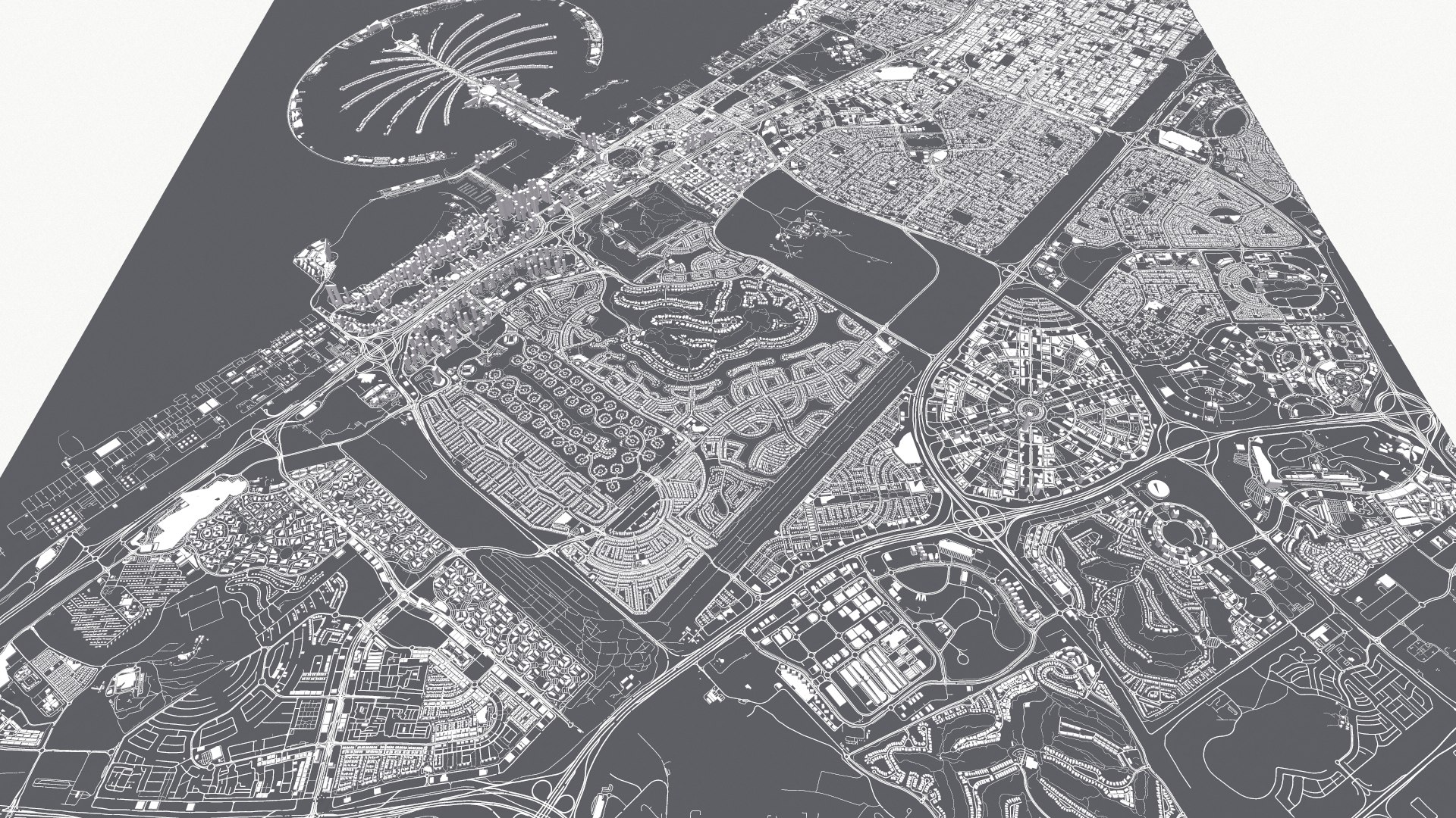 3D Cityscape Dubai UAE Model - TurboSquid 2185148