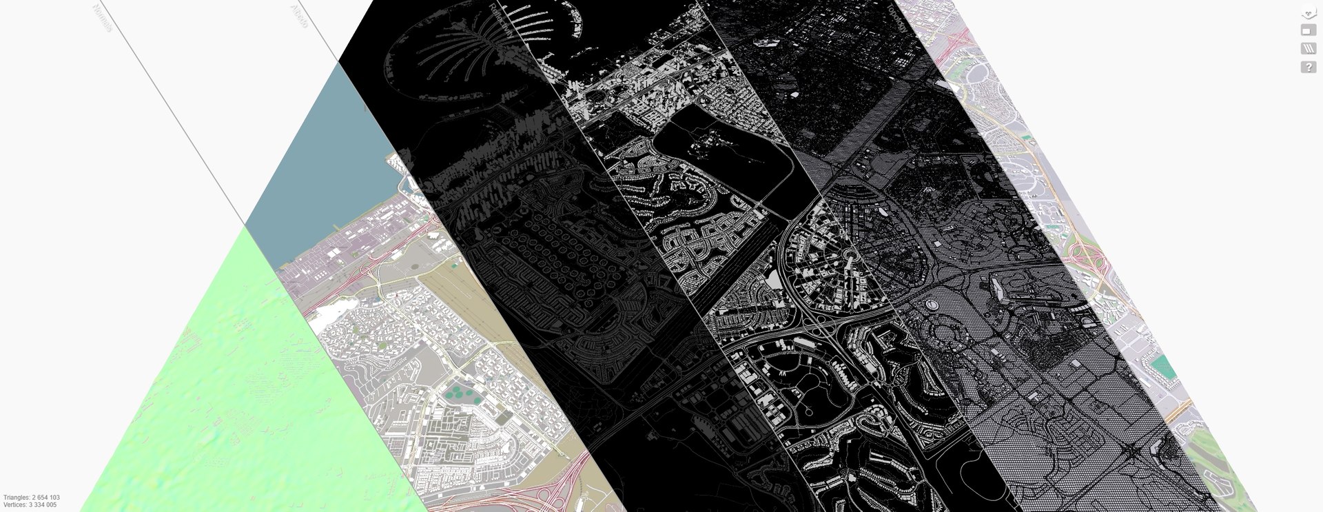 3D Cityscape Dubai UAE Model - TurboSquid 2185148