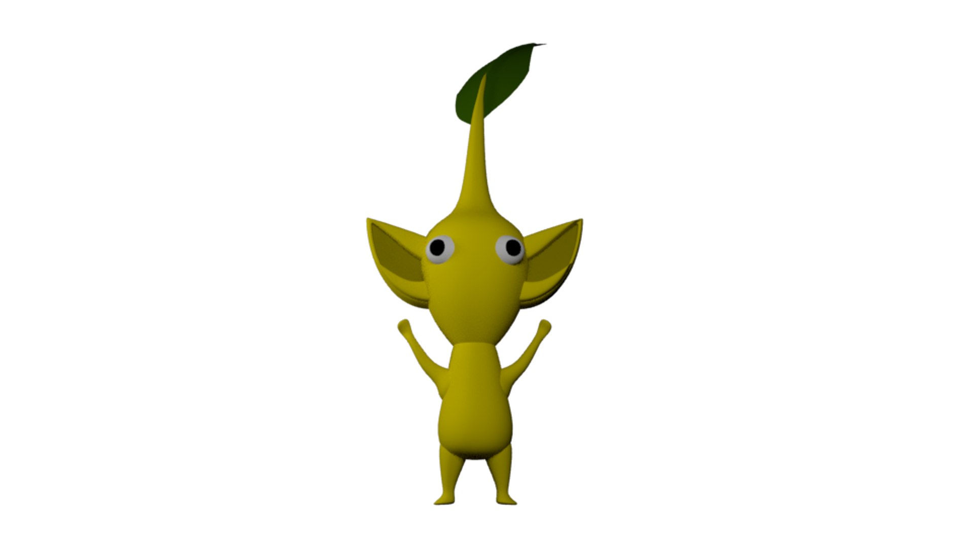 3D Yellow Pikmin Model - TurboSquid 1640705