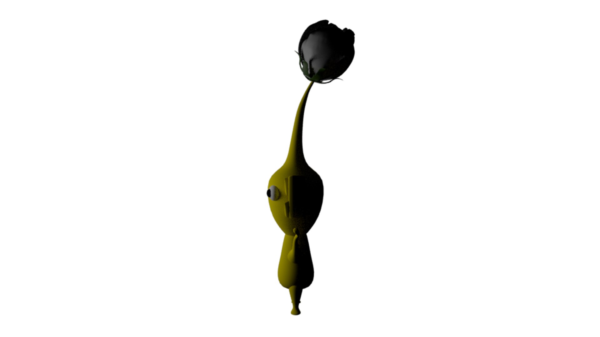 3D yellow pikmin model - TurboSquid 1640705
