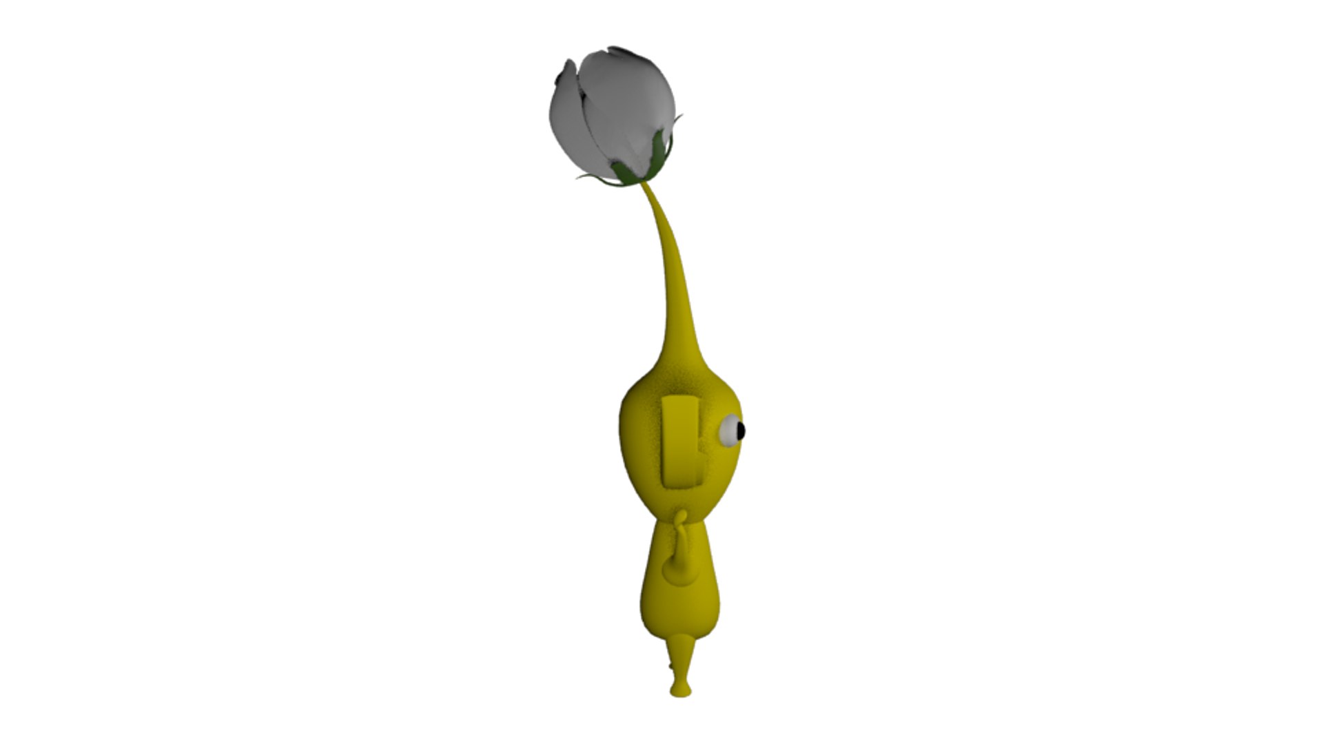 3D yellow pikmin model - TurboSquid 1640705