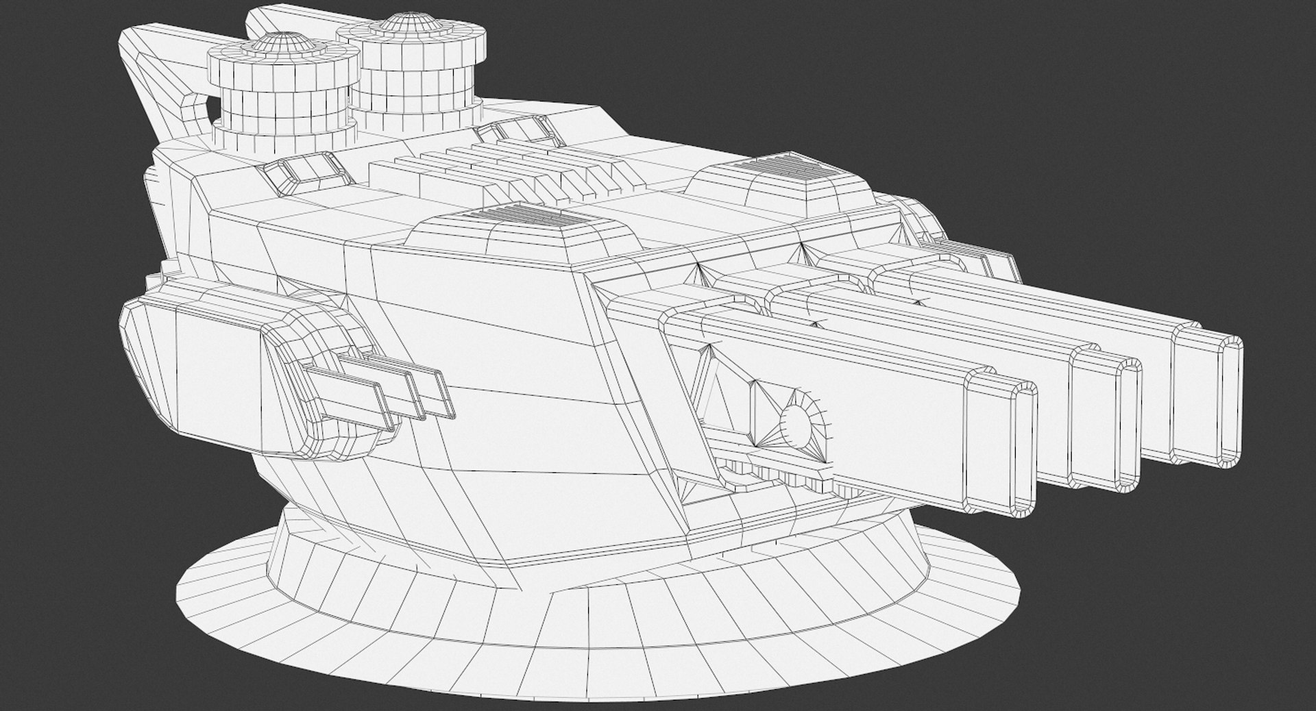 3D Heavy Plasma Cannon Sci-fi Model - TurboSquid 1406578