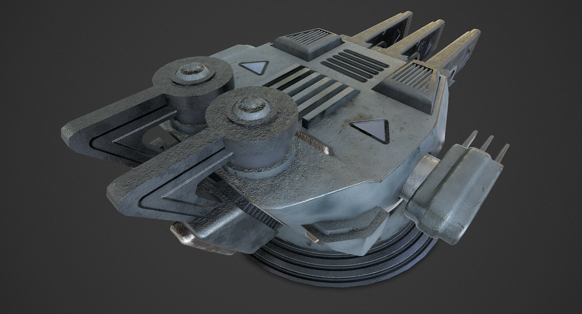 3D Heavy Plasma Cannon Sci-fi Model - TurboSquid 1406578