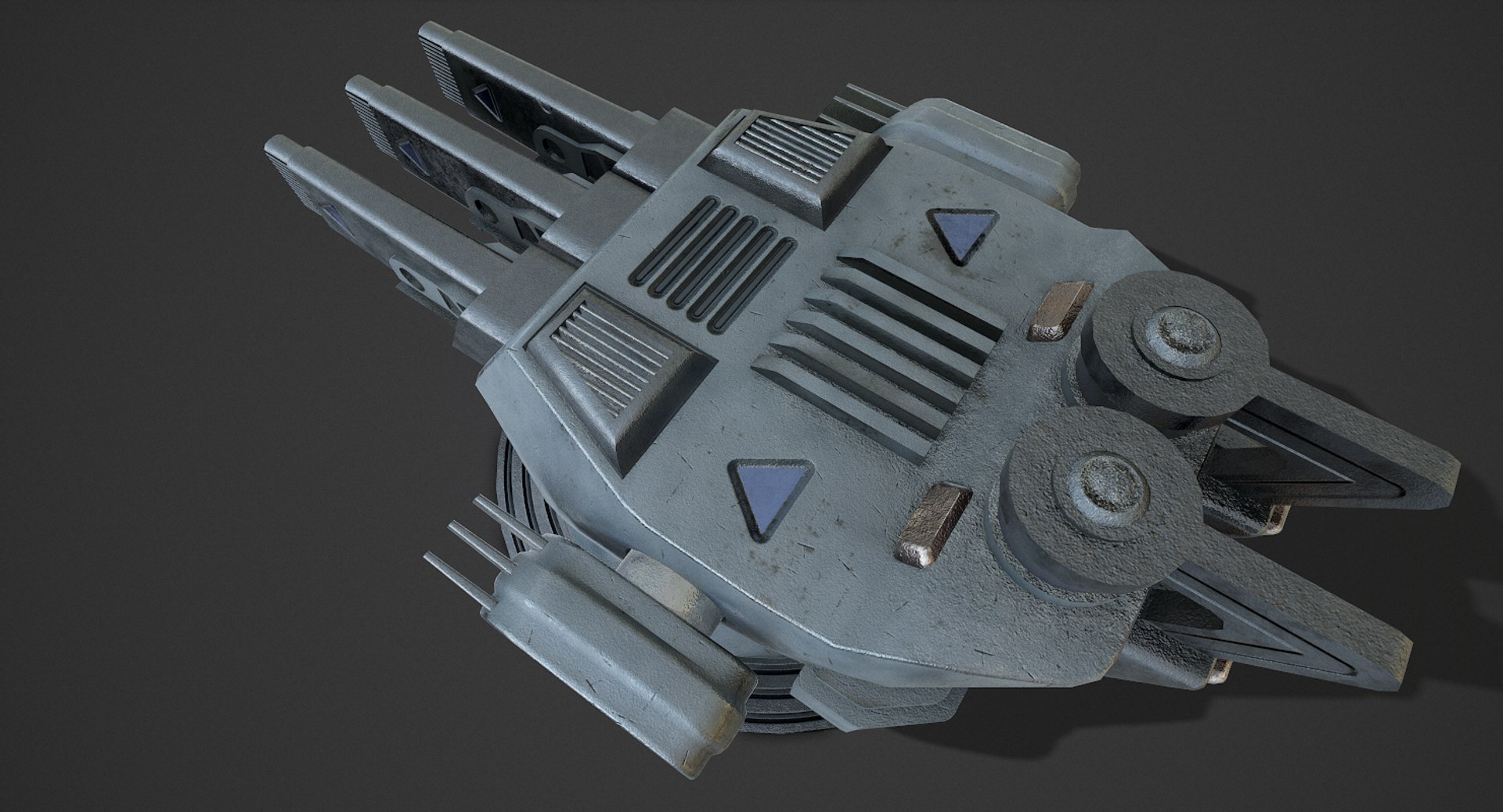 3D Heavy Plasma Cannon Sci-fi Model - TurboSquid 1406578