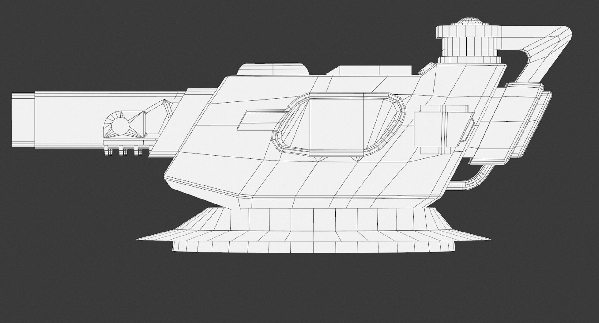 3D Heavy Plasma Cannon Sci-fi Model - TurboSquid 1406578