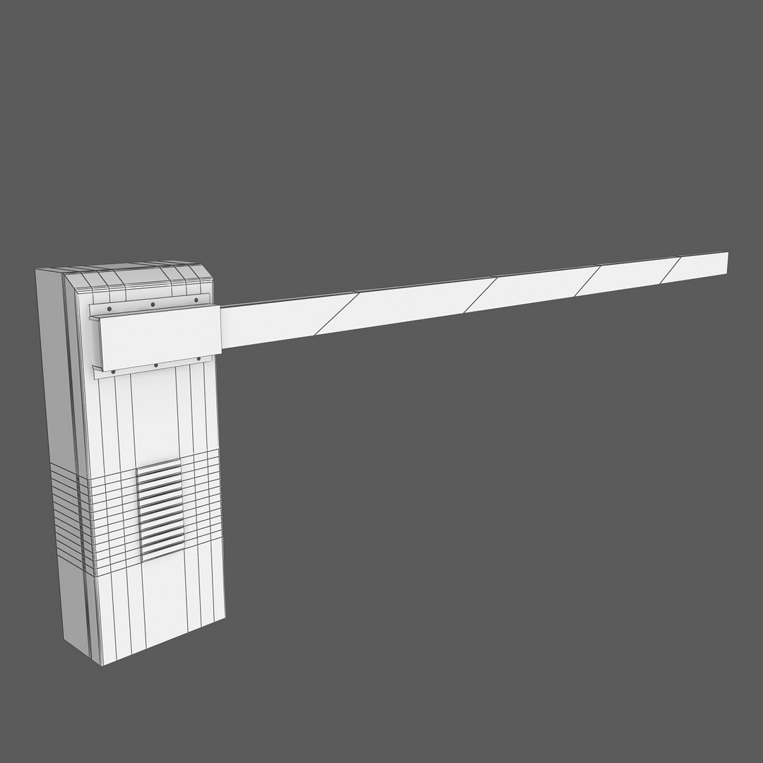 3D Boom Gate Model - TurboSquid 1329298