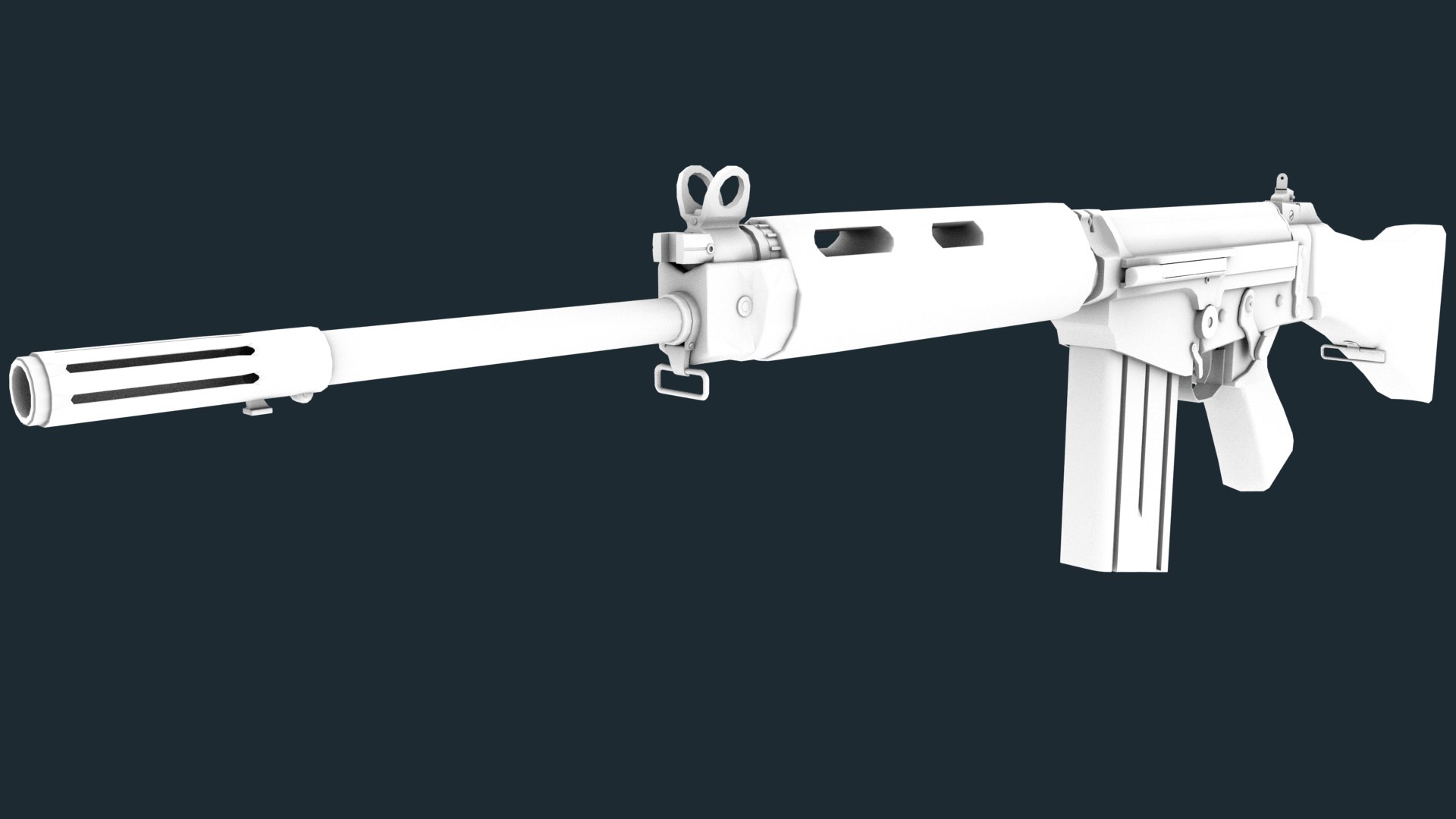 3D Model Pbr Rifle - TurboSquid 1533378