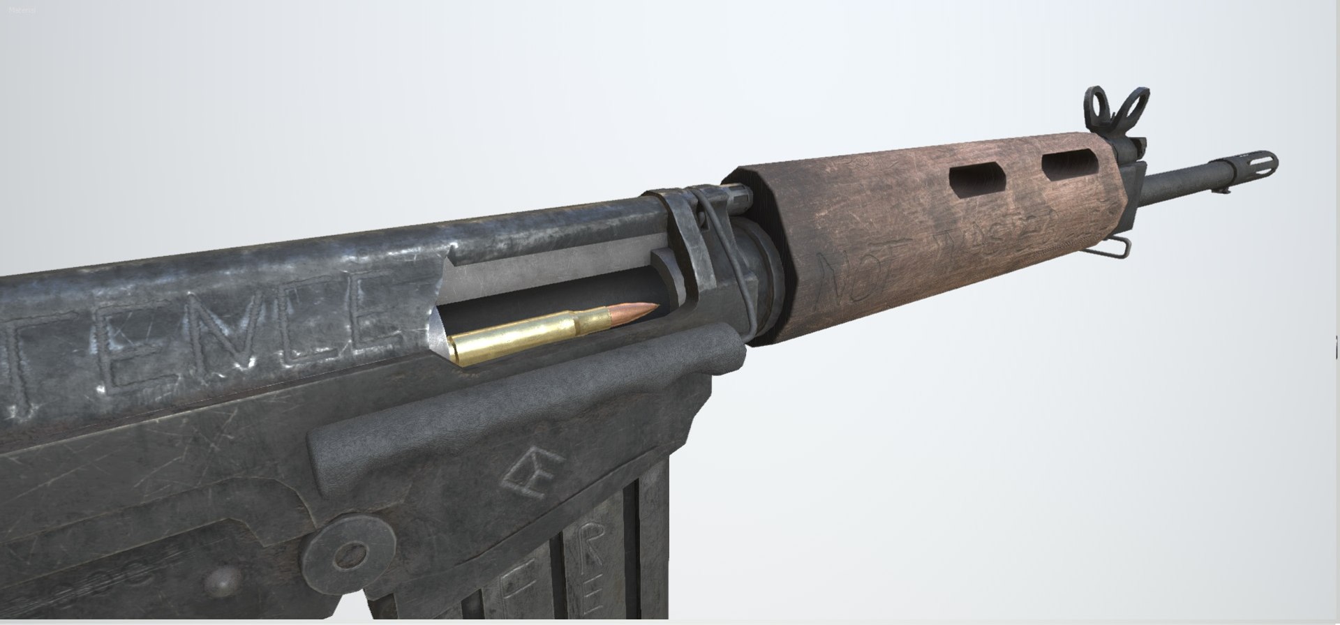 3D Model Pbr Rifle - TurboSquid 1533378