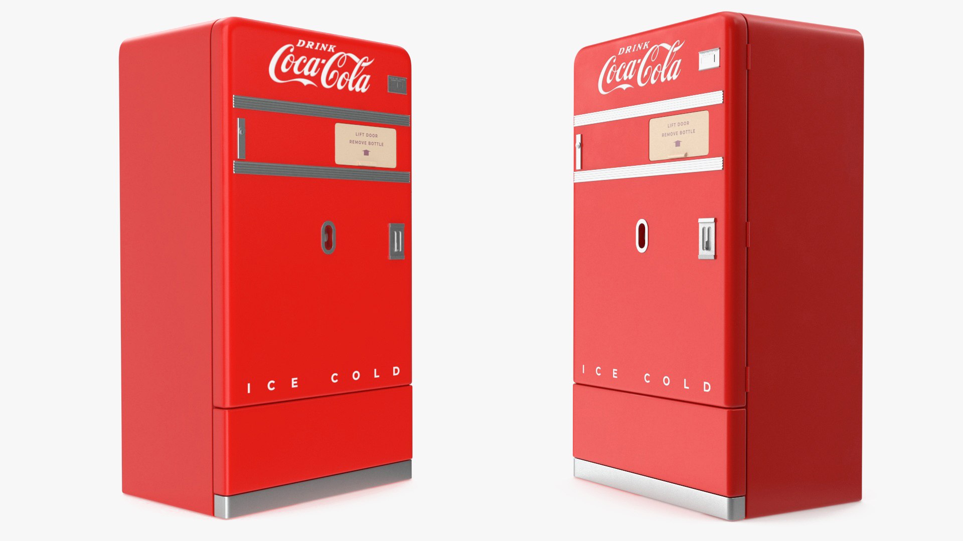 Vintage Coca Cola Vending Machine 3D Model - TurboSquid 2130234