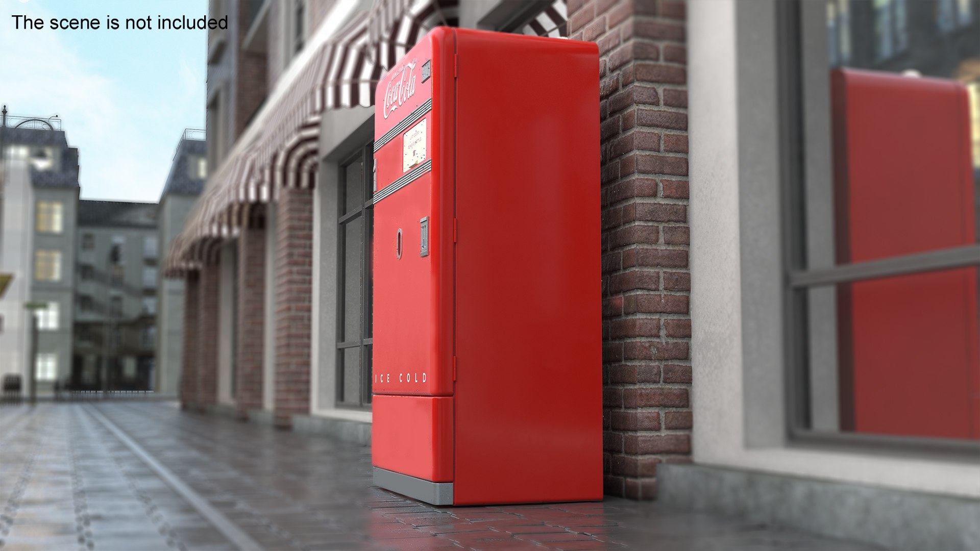 Vintage Coca Cola Vending Machine 3D Model - TurboSquid 2130234
