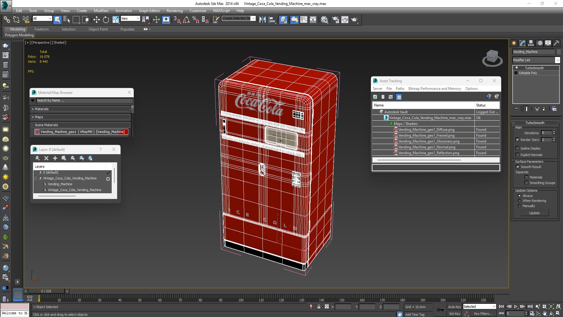 Vintage Coca Cola Vending Machine 3D Model - TurboSquid 2130234