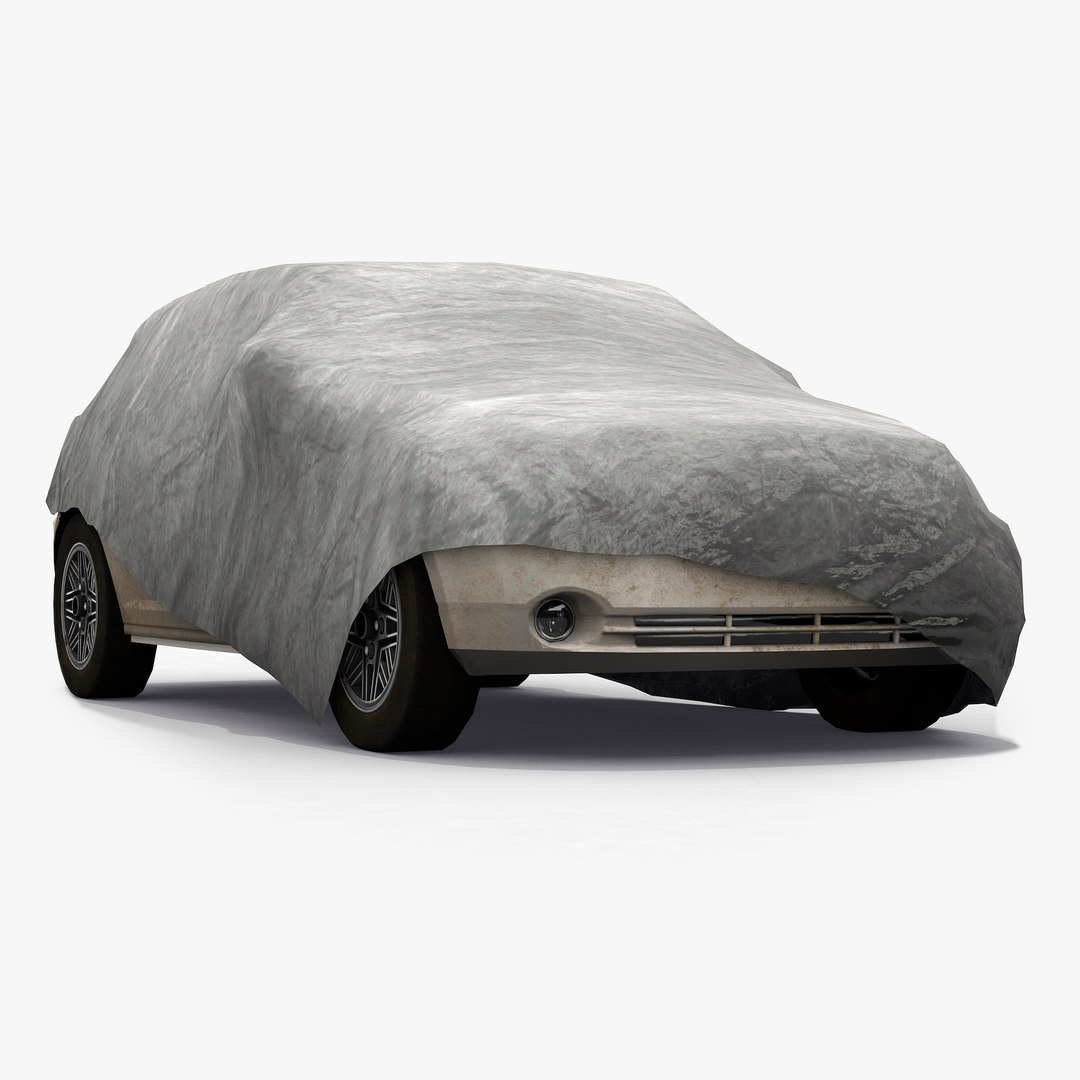 Covered Car 3D Model - TurboSquid 1599867