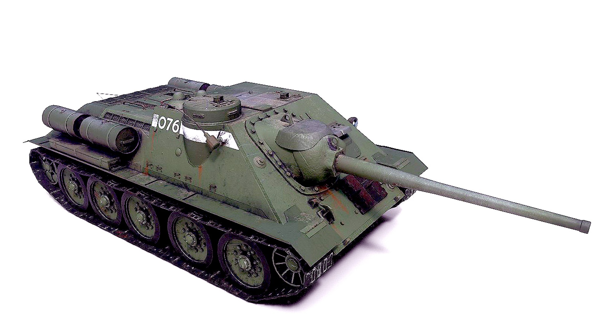 3D Su-85 War Tank - TurboSquid 1555060