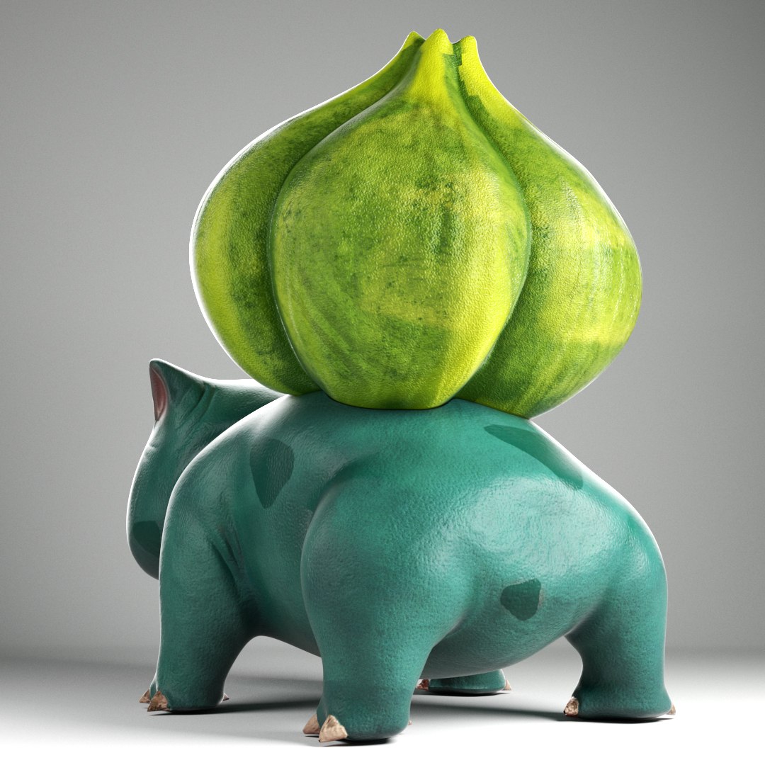 Grass Bulbasaur 3D Model - TurboSquid 1531546