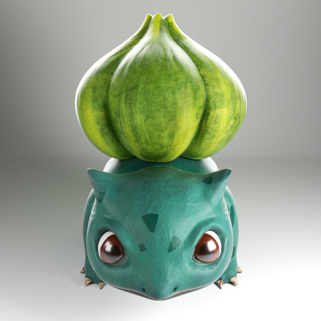 Grass Bulbasaur 3D Model - TurboSquid 1531546