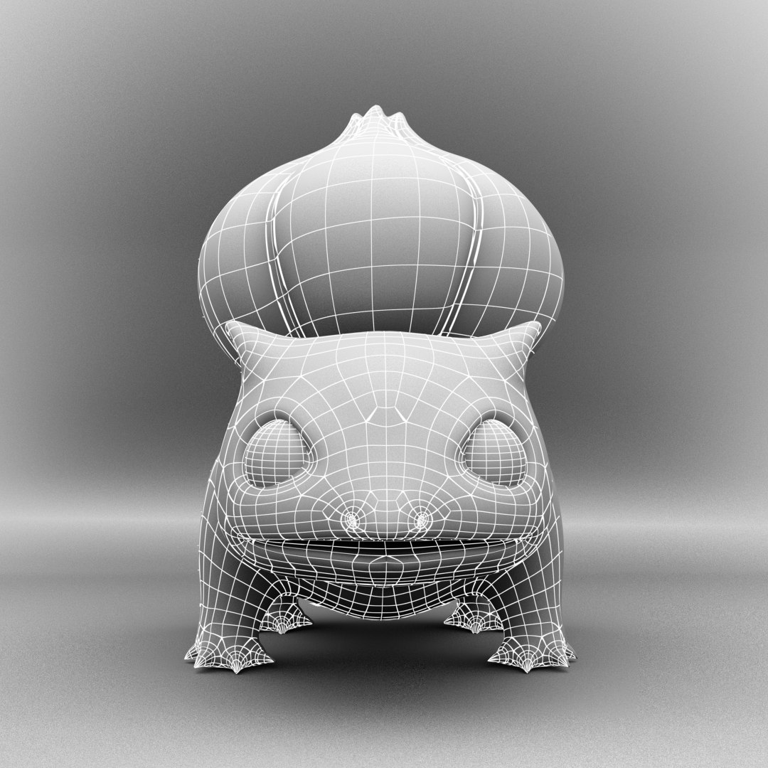 Grass Bulbasaur 3D Model - TurboSquid 1531546