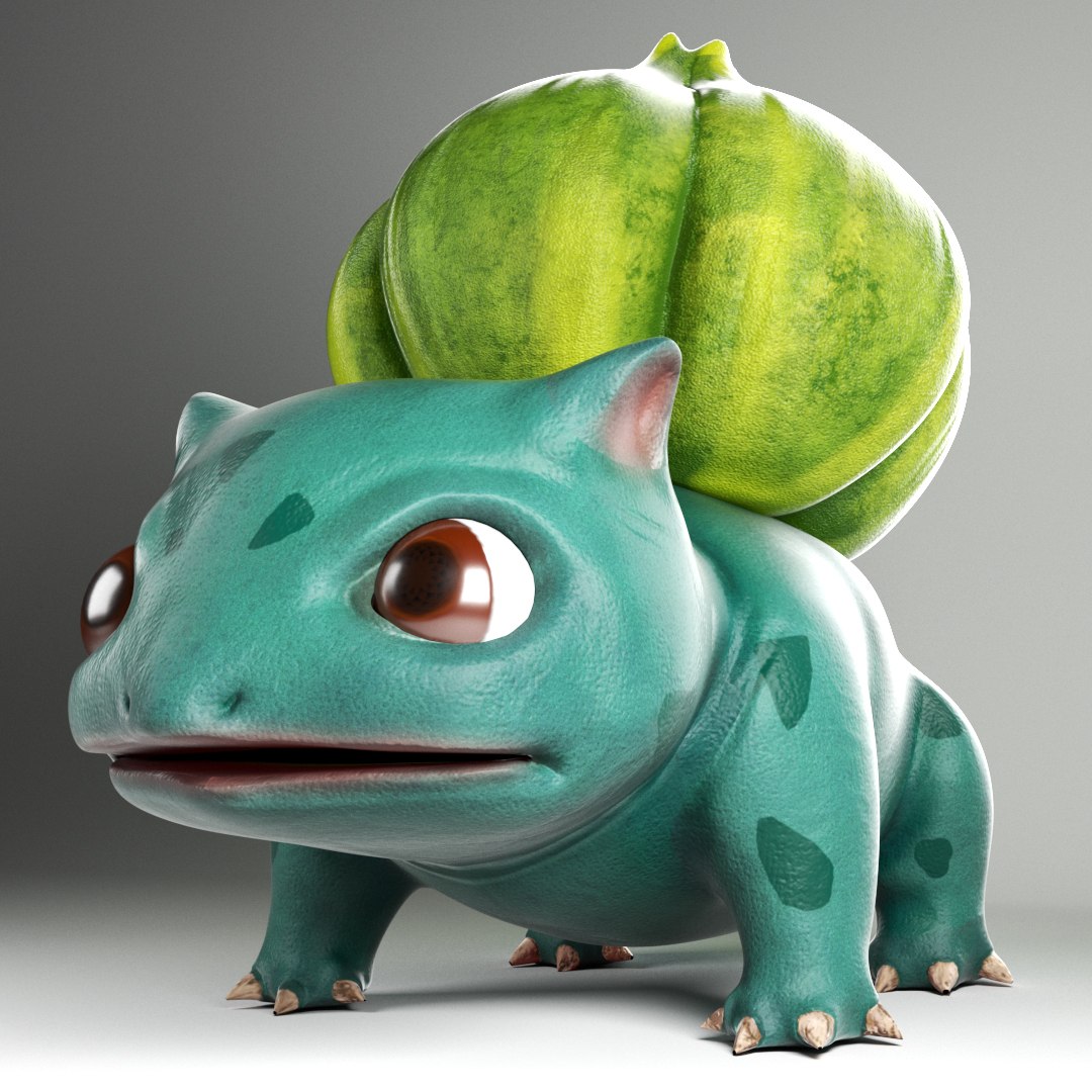 Grass Bulbasaur 3D Model - TurboSquid 1531546