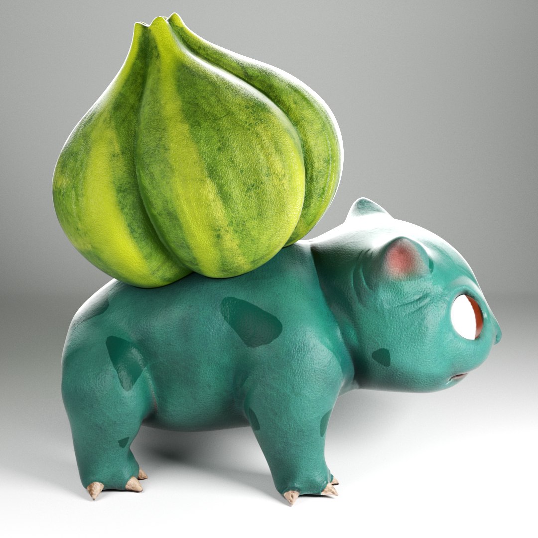 Grass Bulbasaur 3D Model - TurboSquid 1531546