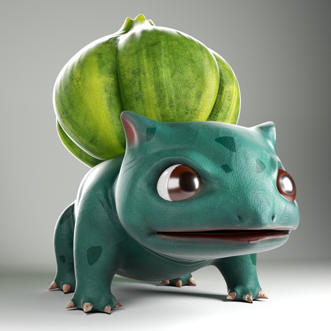 Grass Bulbasaur 3D Model - TurboSquid 1531546