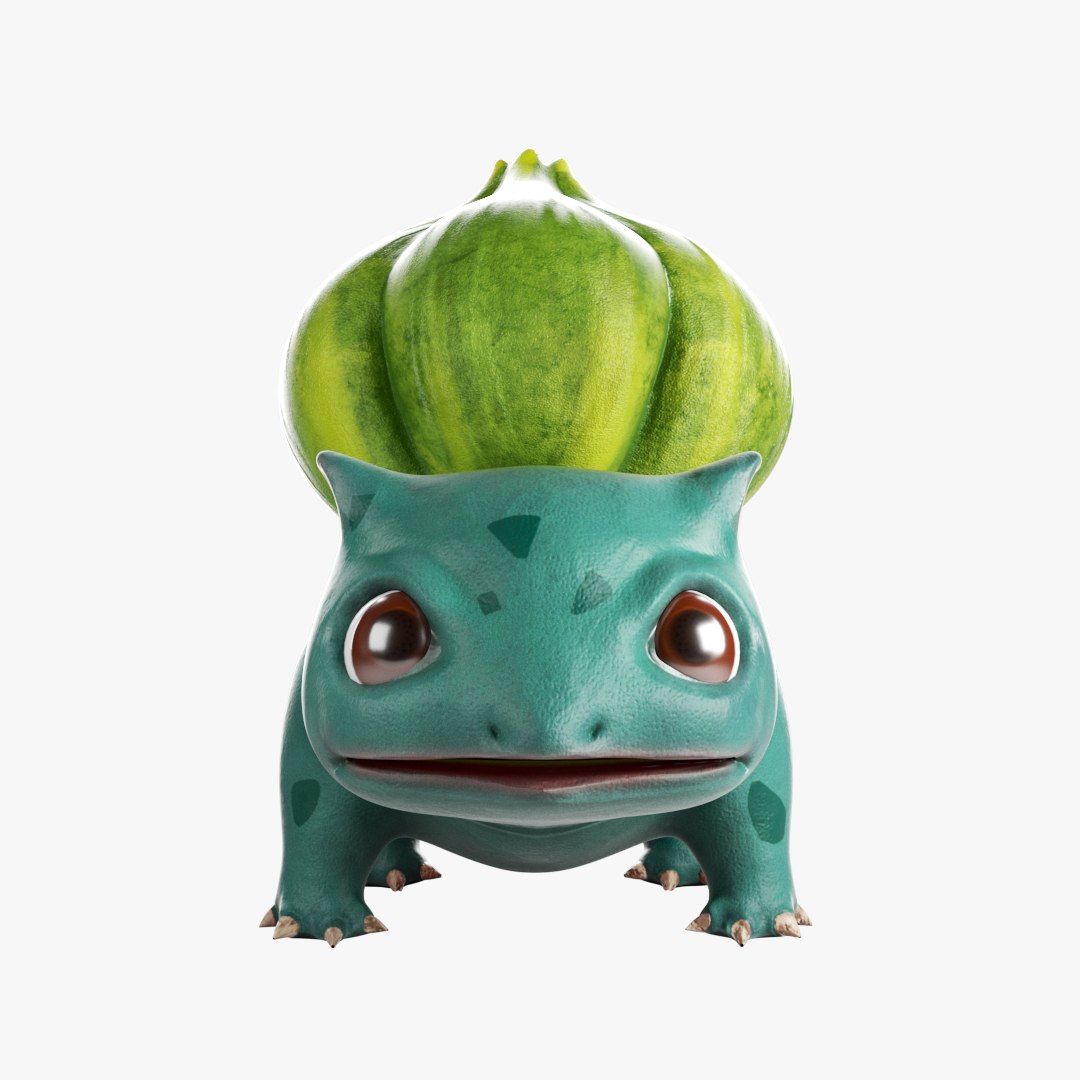 Grass bulbasaur 3D model - TurboSquid 1531546