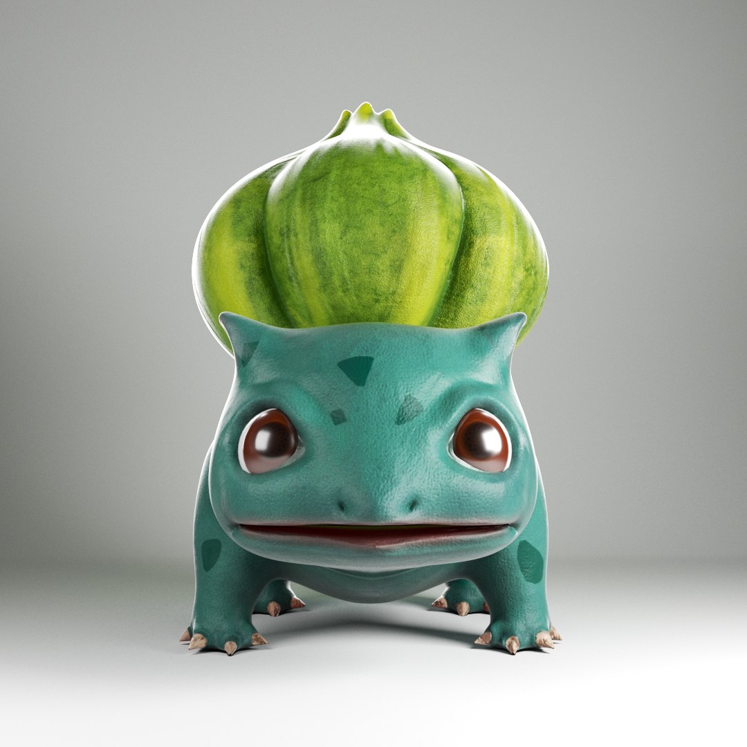 Grass Bulbasaur 3D Model - TurboSquid 1531546