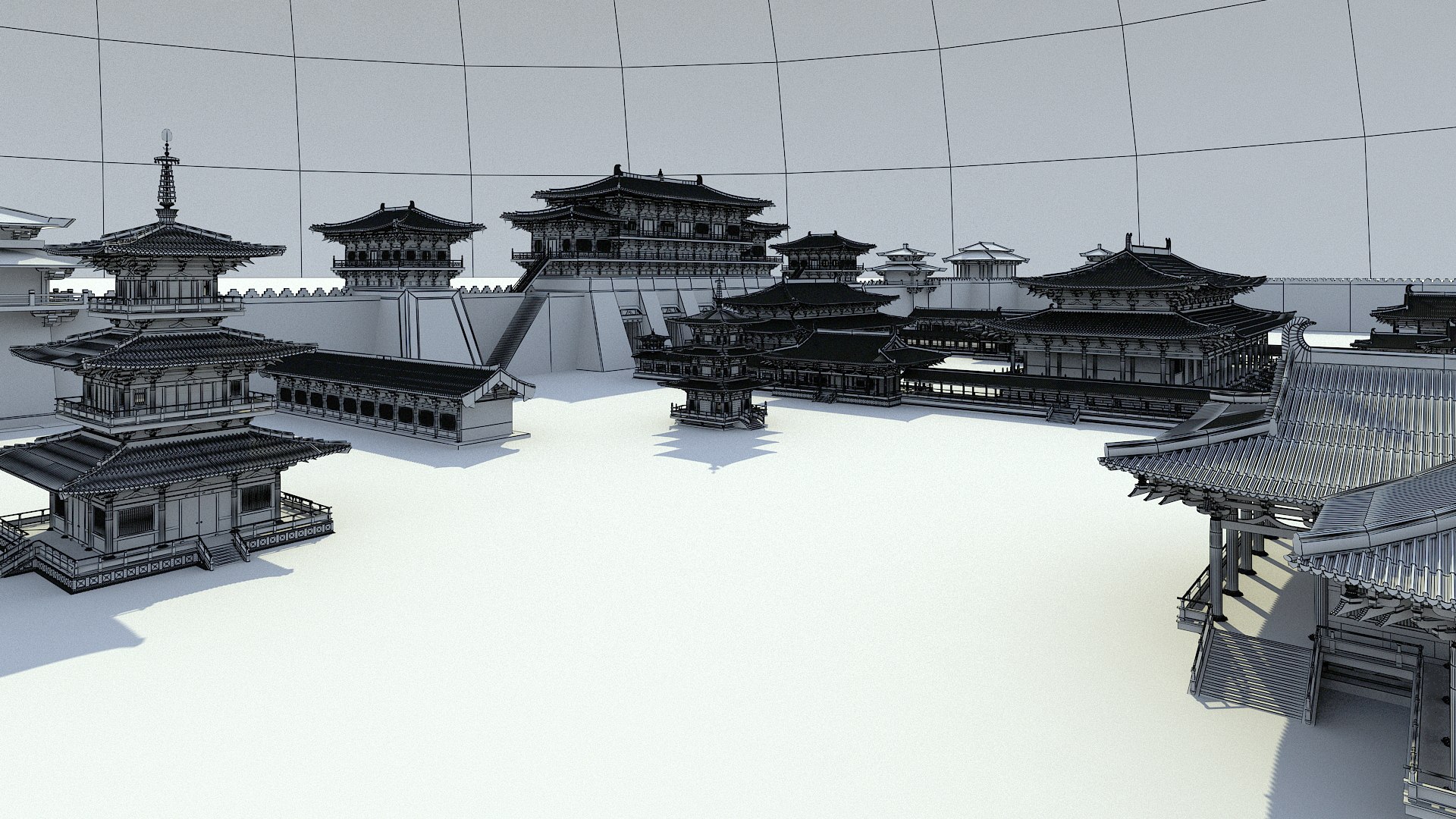 Chinese Ancient Buildings 04 3D model - TurboSquid 1764146