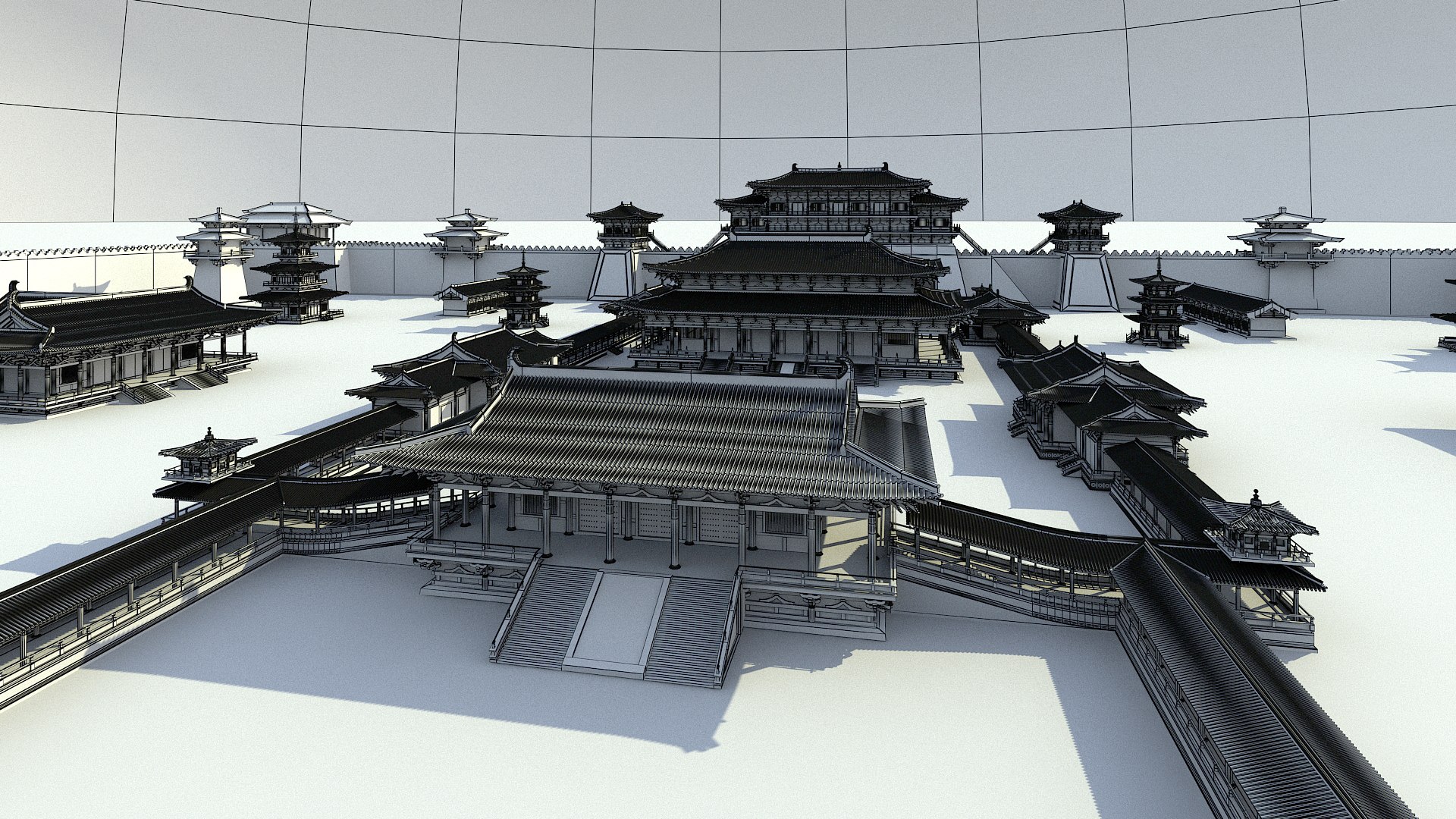 Chinese Ancient Buildings 04 3D model - TurboSquid 1764146
