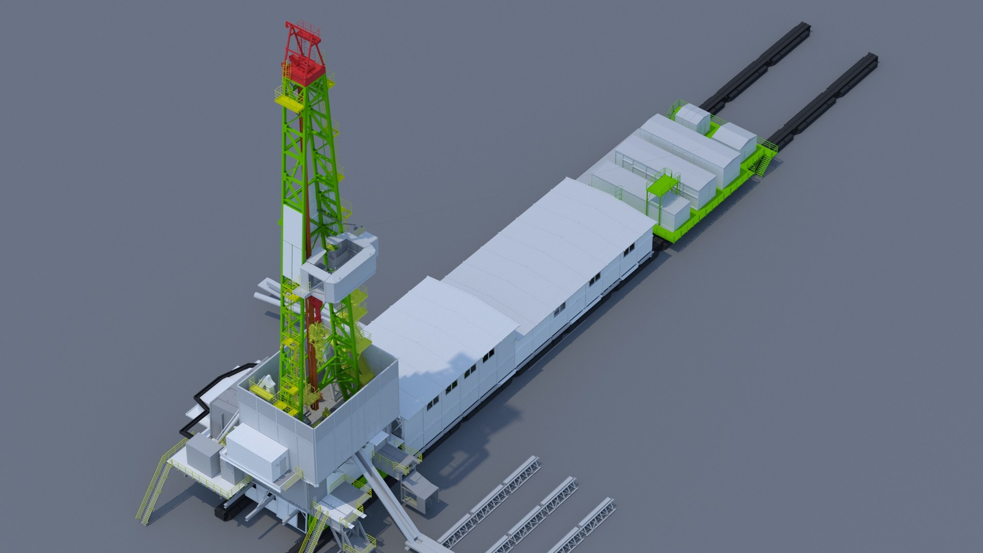 Oil Rig 3D - TurboSquid 2031972