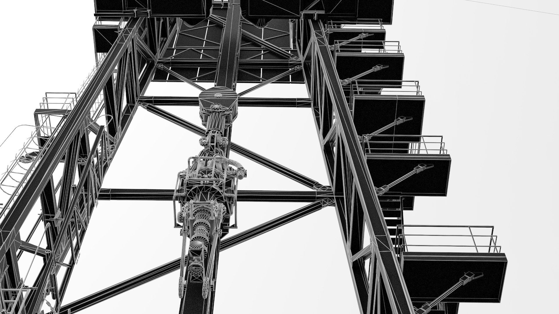 Oil Rig 3D - TurboSquid 2031972