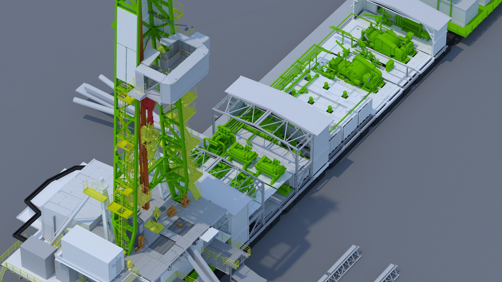 Oil Rig 3D - TurboSquid 2031972
