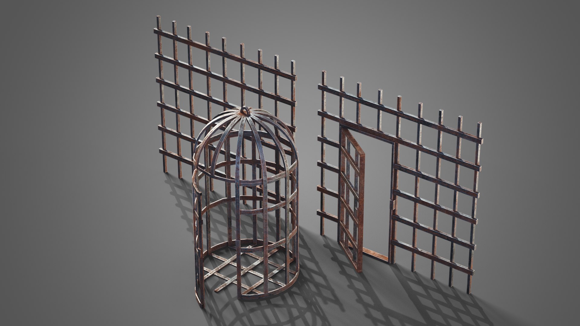 3D Prison set model - TurboSquid 2019274