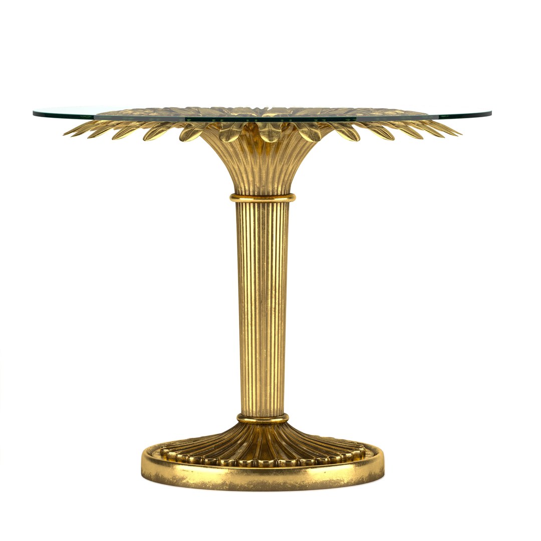 Flower Table 3D Model - TurboSquid 1750014