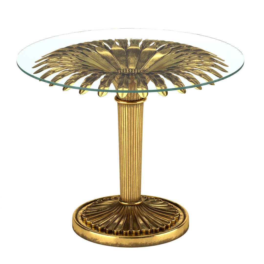 Flower Table 3D Model - TurboSquid 1750014
